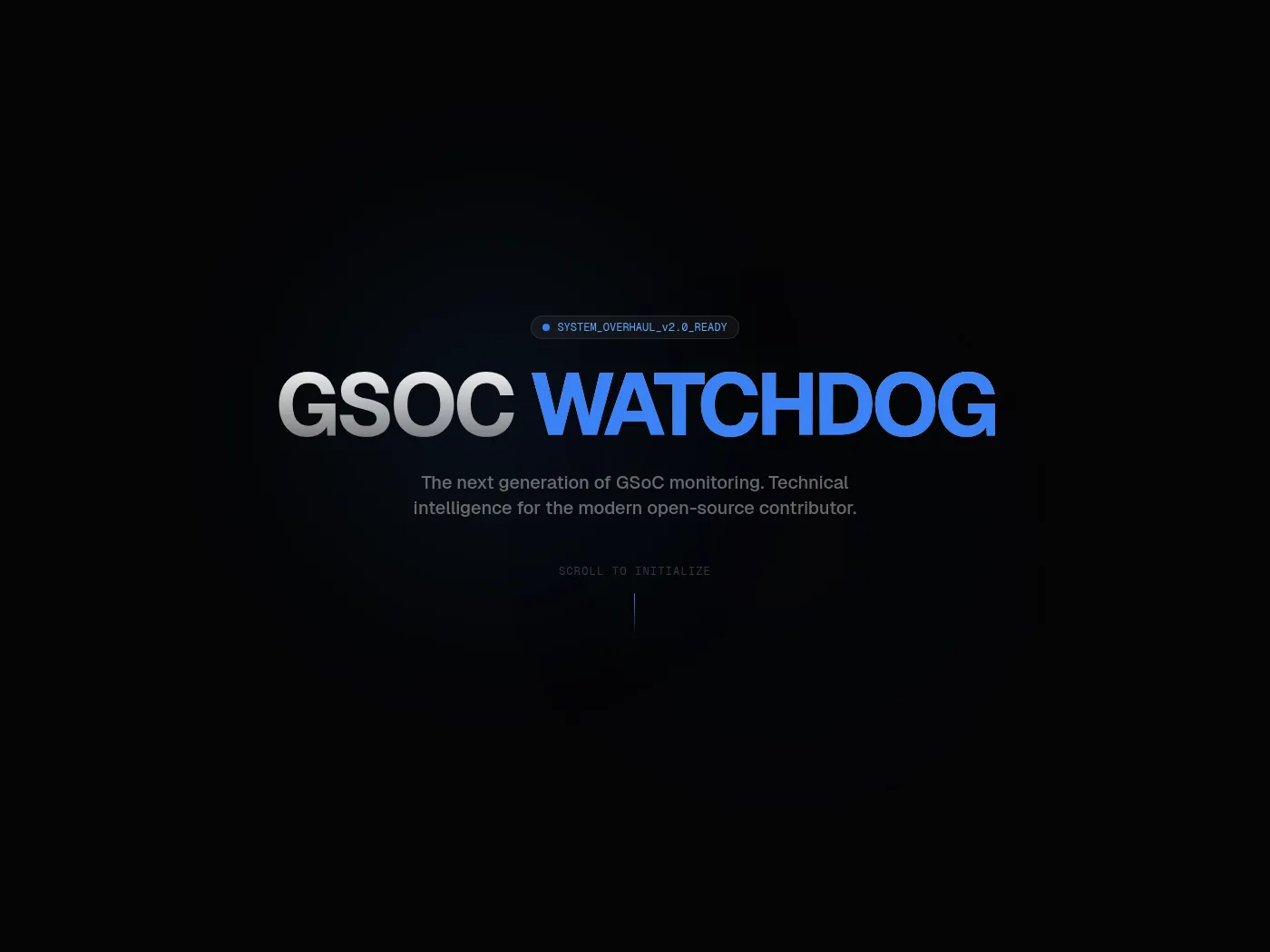 GSoC Watchdog Overhaul