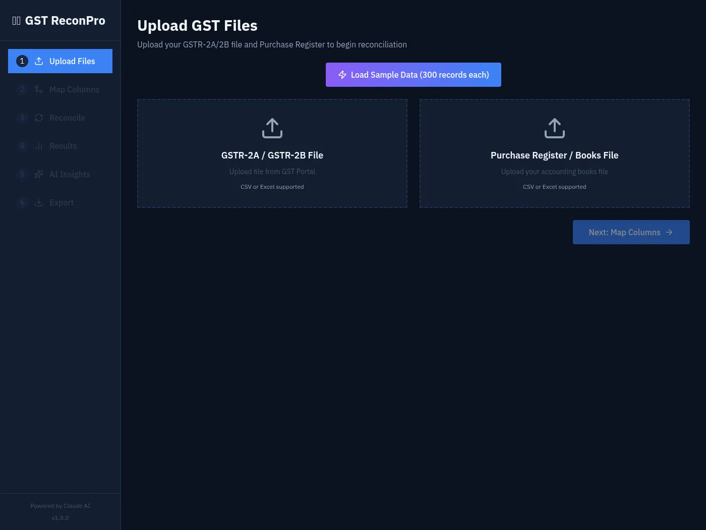 GST ReconPro Web App