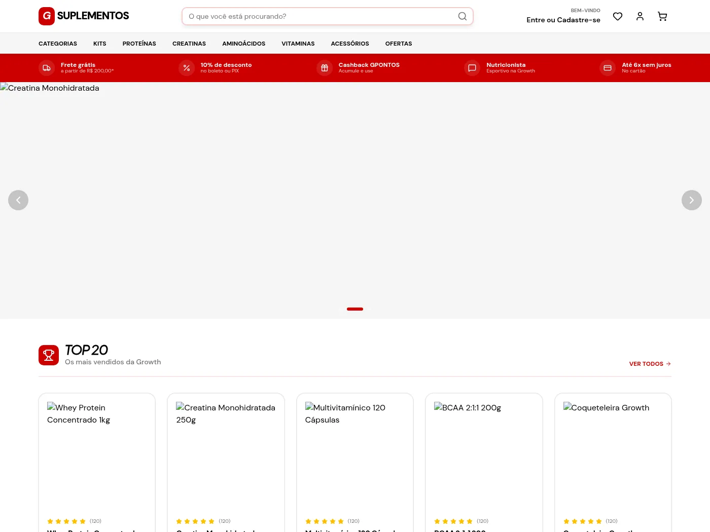 GSuplementos Storefront
