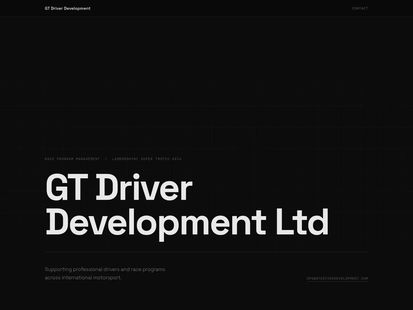 GT Driver Development Site