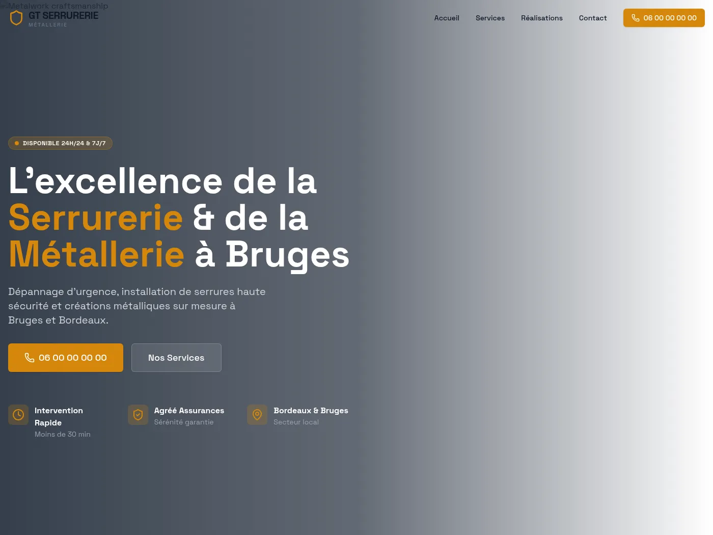 GT Serrurerie Site
