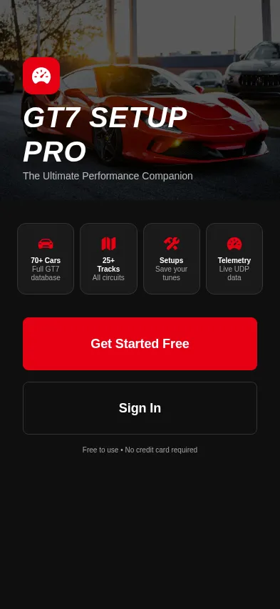 GT7 Setup Pro Mobile