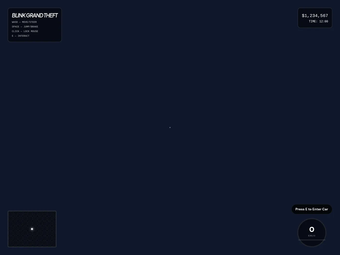 GTA 3D Browser Game
