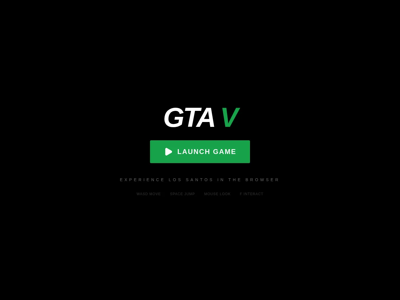 GTA V Web Clone