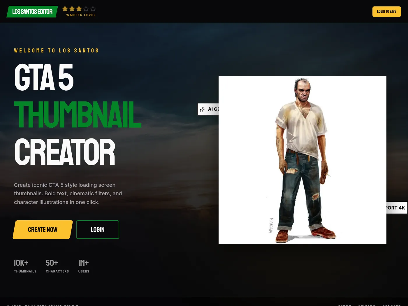 GTA 5 Thumbnail Creator