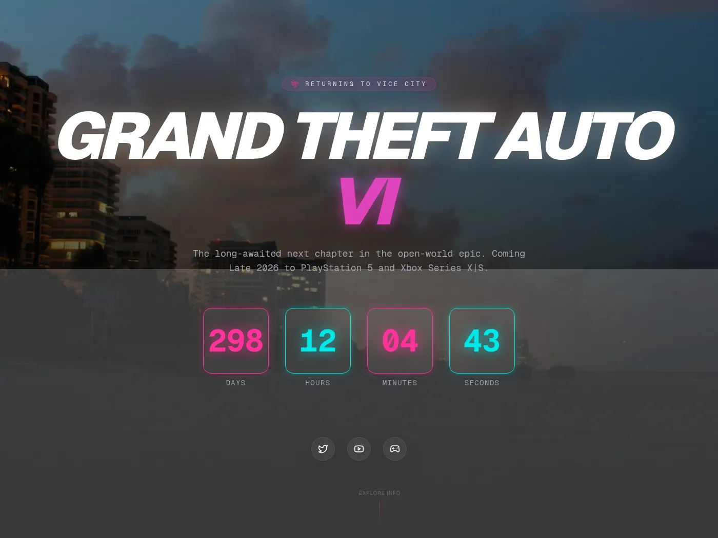 GTA 6 Countdown Live