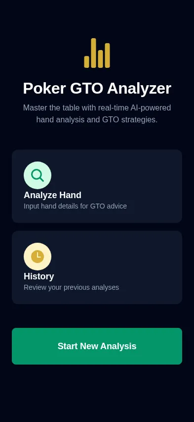 GTO Poker Analyzer