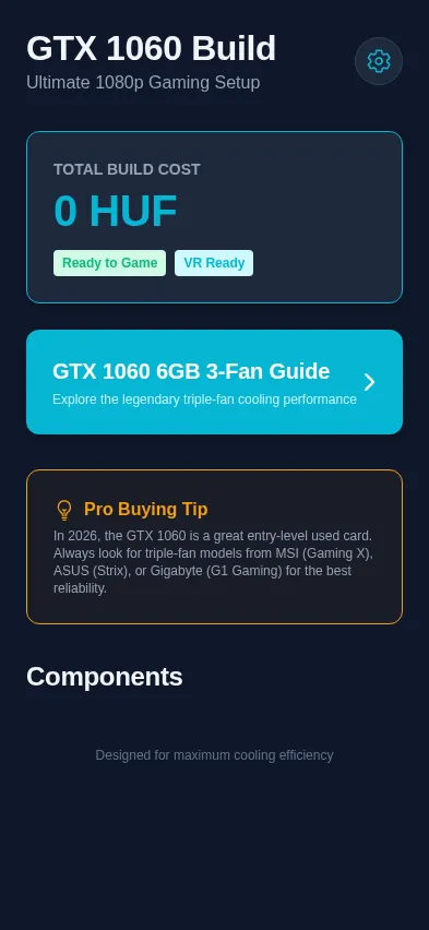 GTX1060 3-Fan Guide