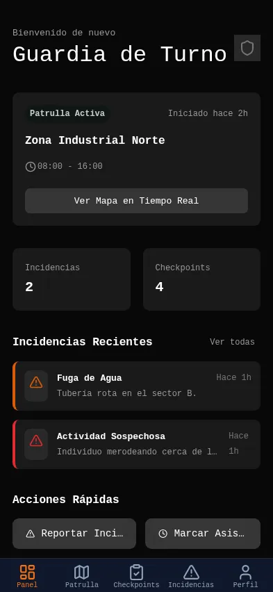 GuardPatrol Tracker