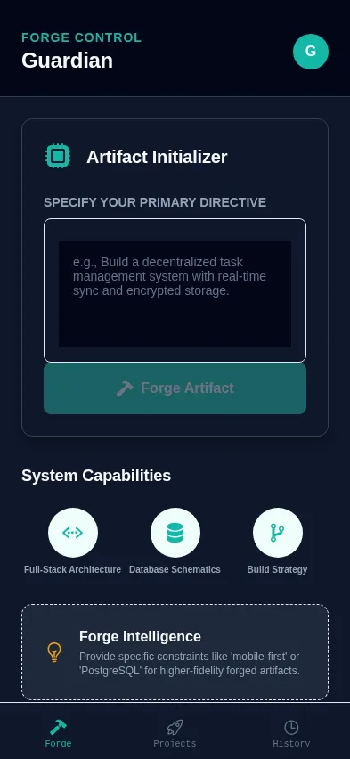 GuardianAI Forge Mobile