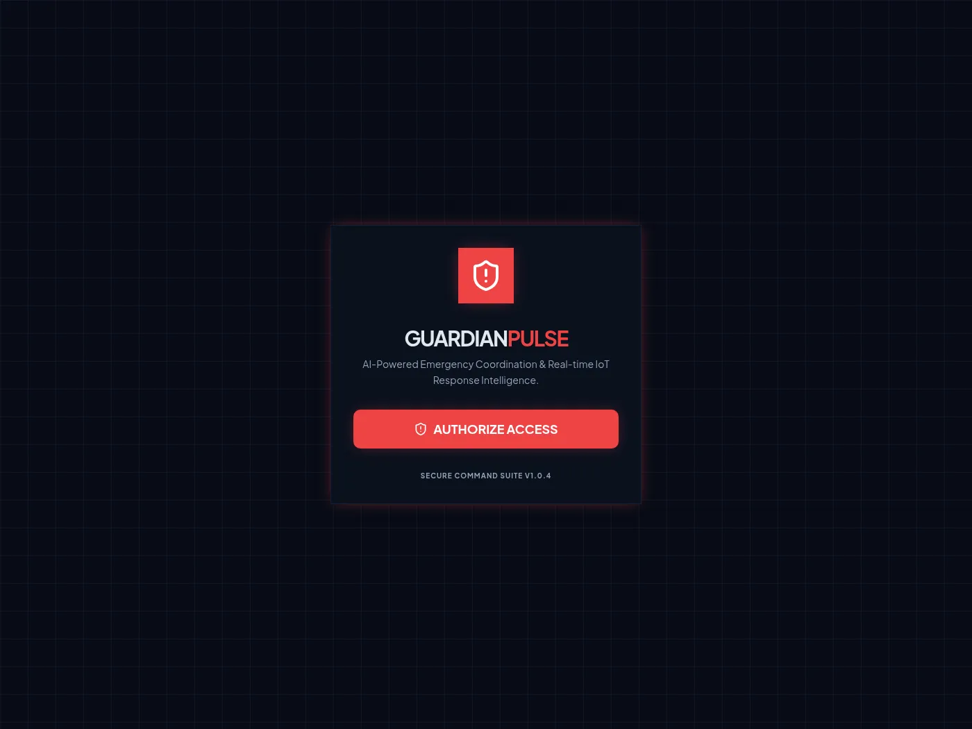 GuardianPulse AI Command Suite