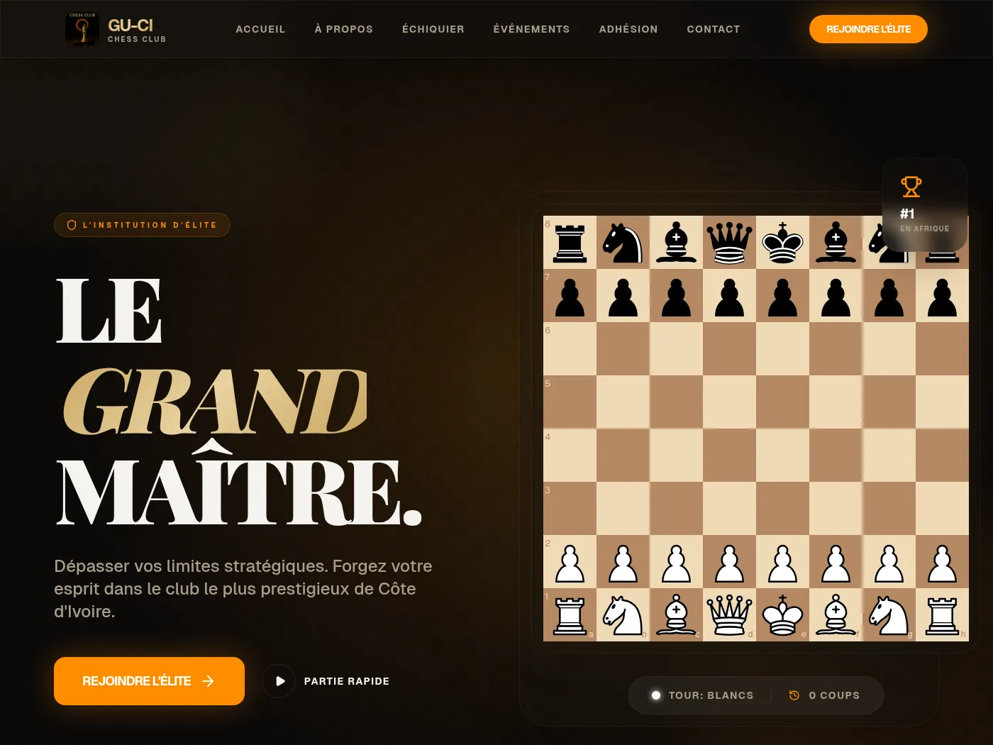 GUCI Chess Club Web