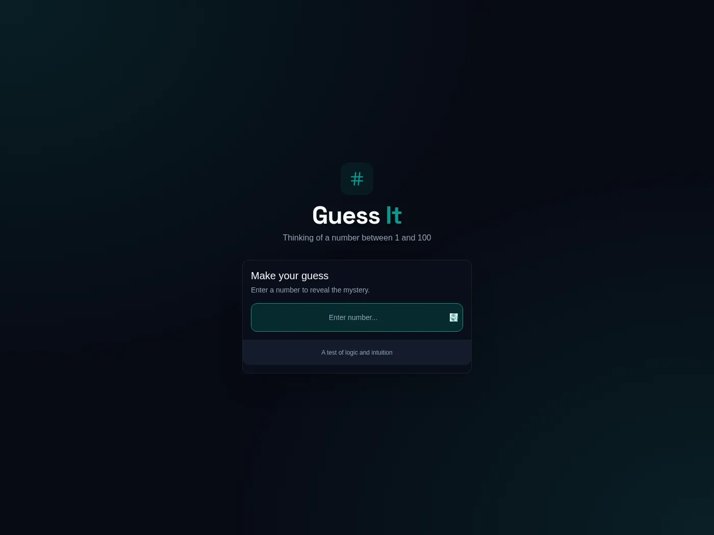 Guess The Number Game
