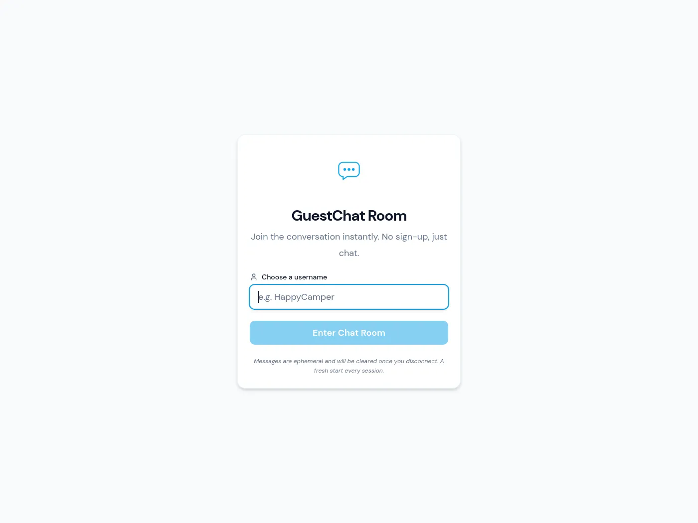 GuestChat Room