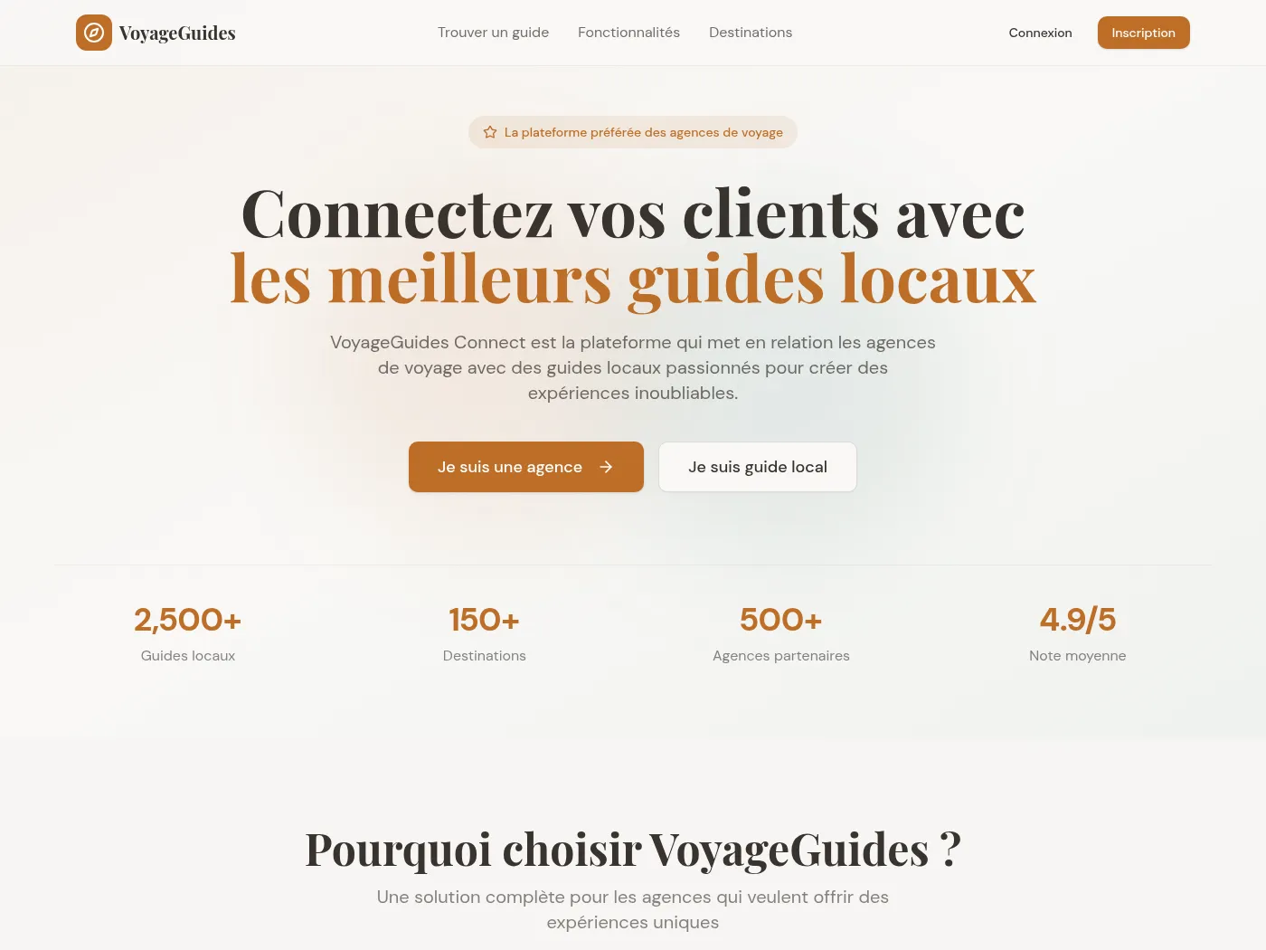VoyageGuides Connect