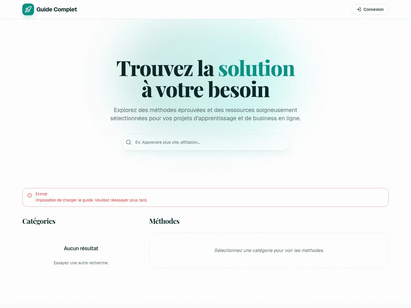 Guide Par Besoins