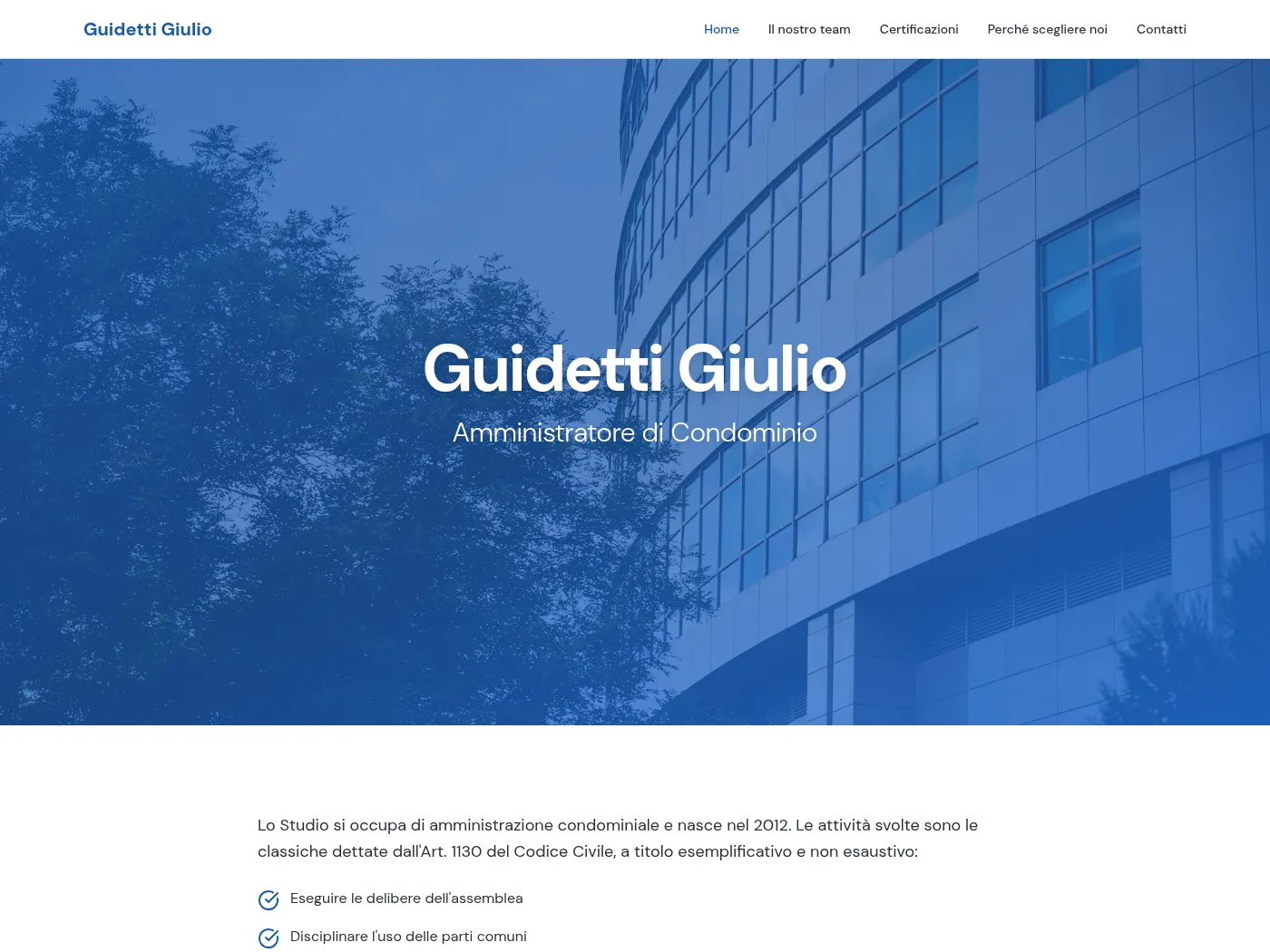 Guidetti Giulio Studio Web