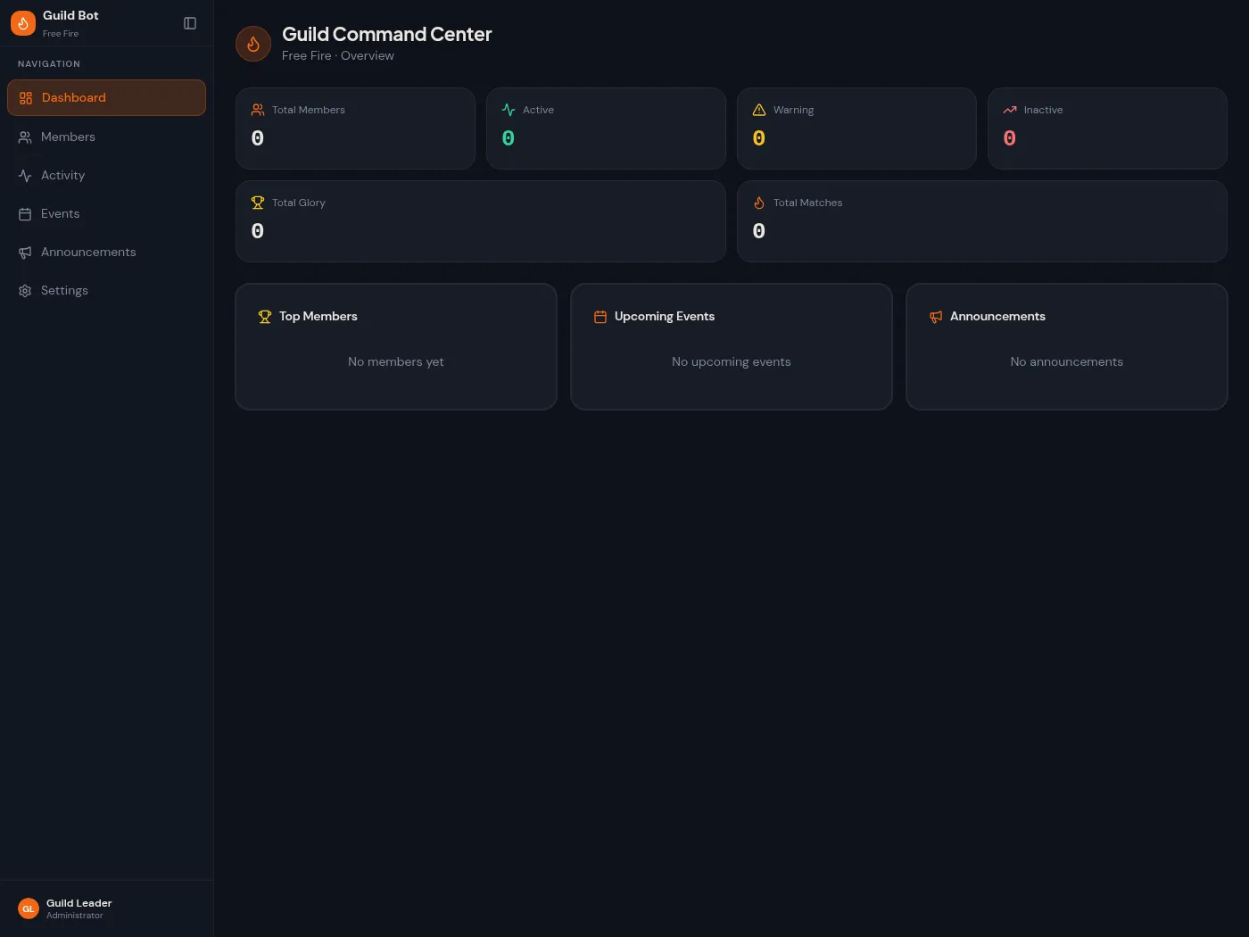 Free Fire Guild Bot