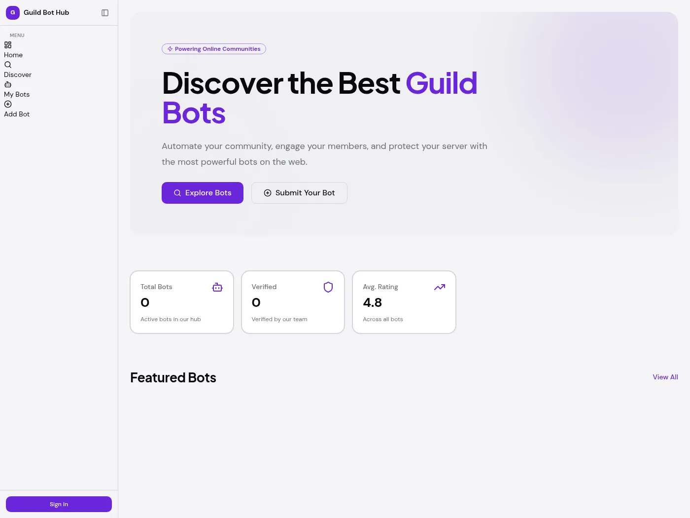 Guild Bot Hub