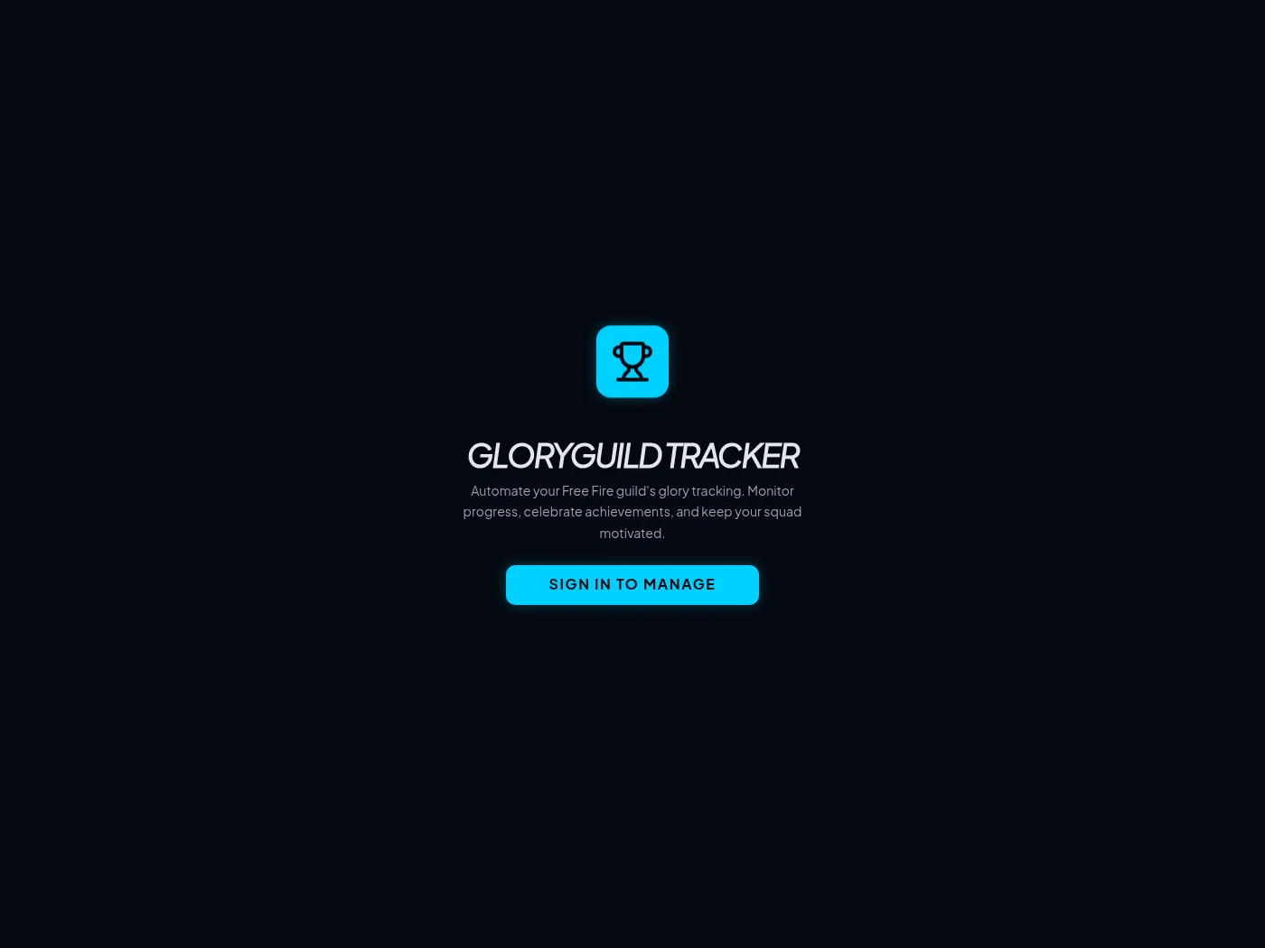 GloryGuild Tracker