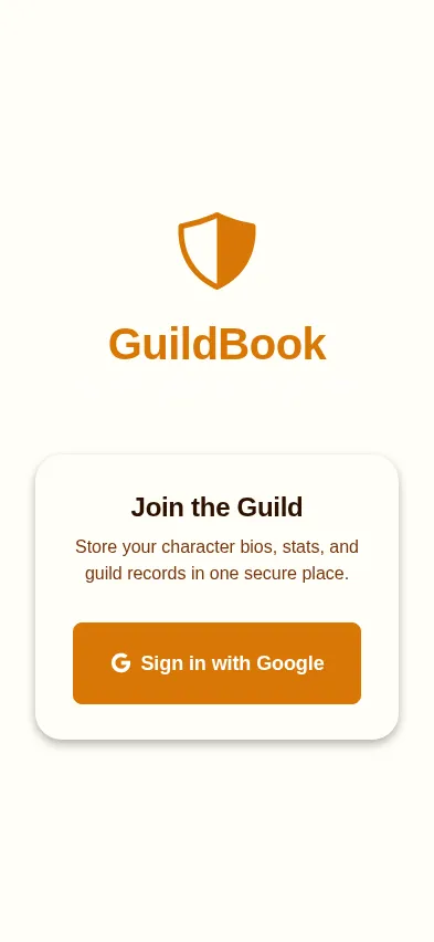 GuildBook Bio App