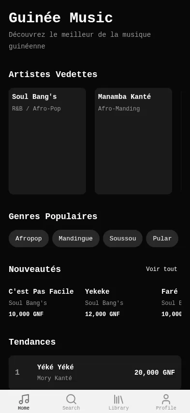 Guinea Tunes Marketplace