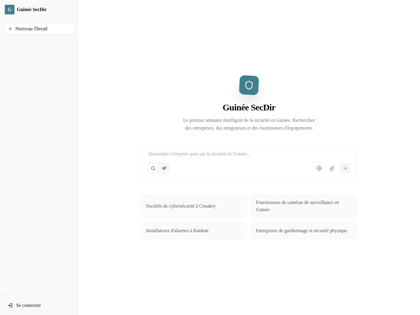 Guinea Security Directory