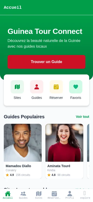 Guinea Tour Guide Connect
