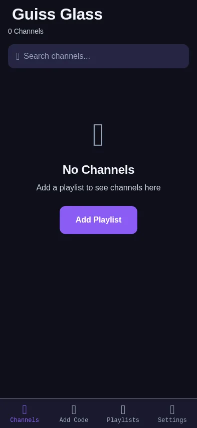 Guiss Glass IPTV Streamer