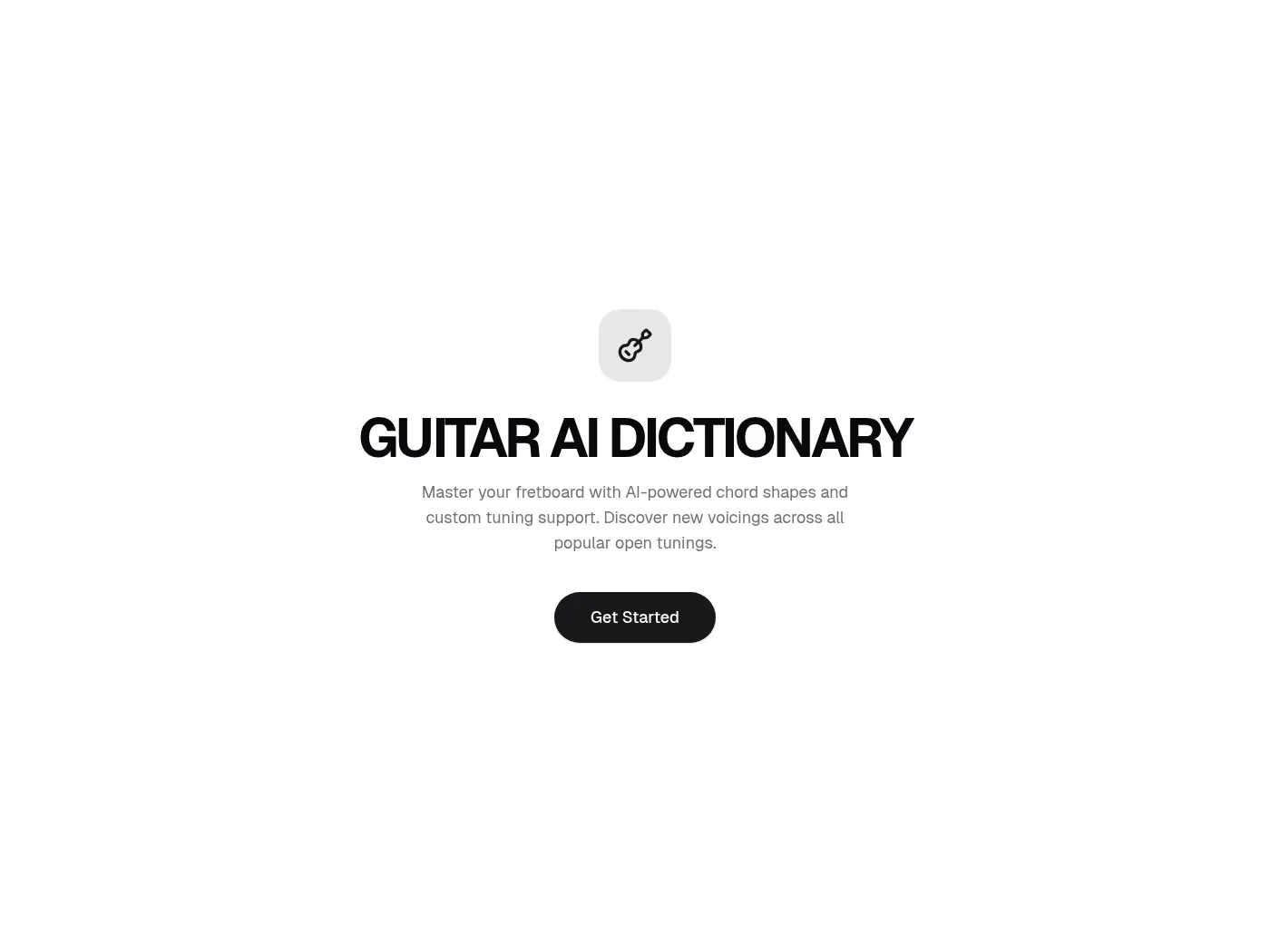 Guitar AI Chord Dictionary