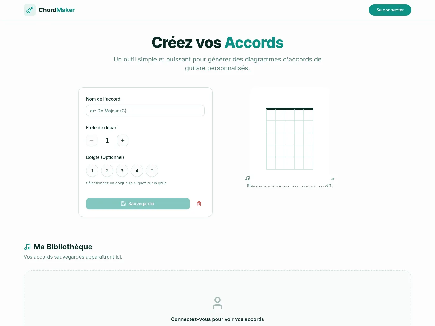 Guitar Chord Grid Maker