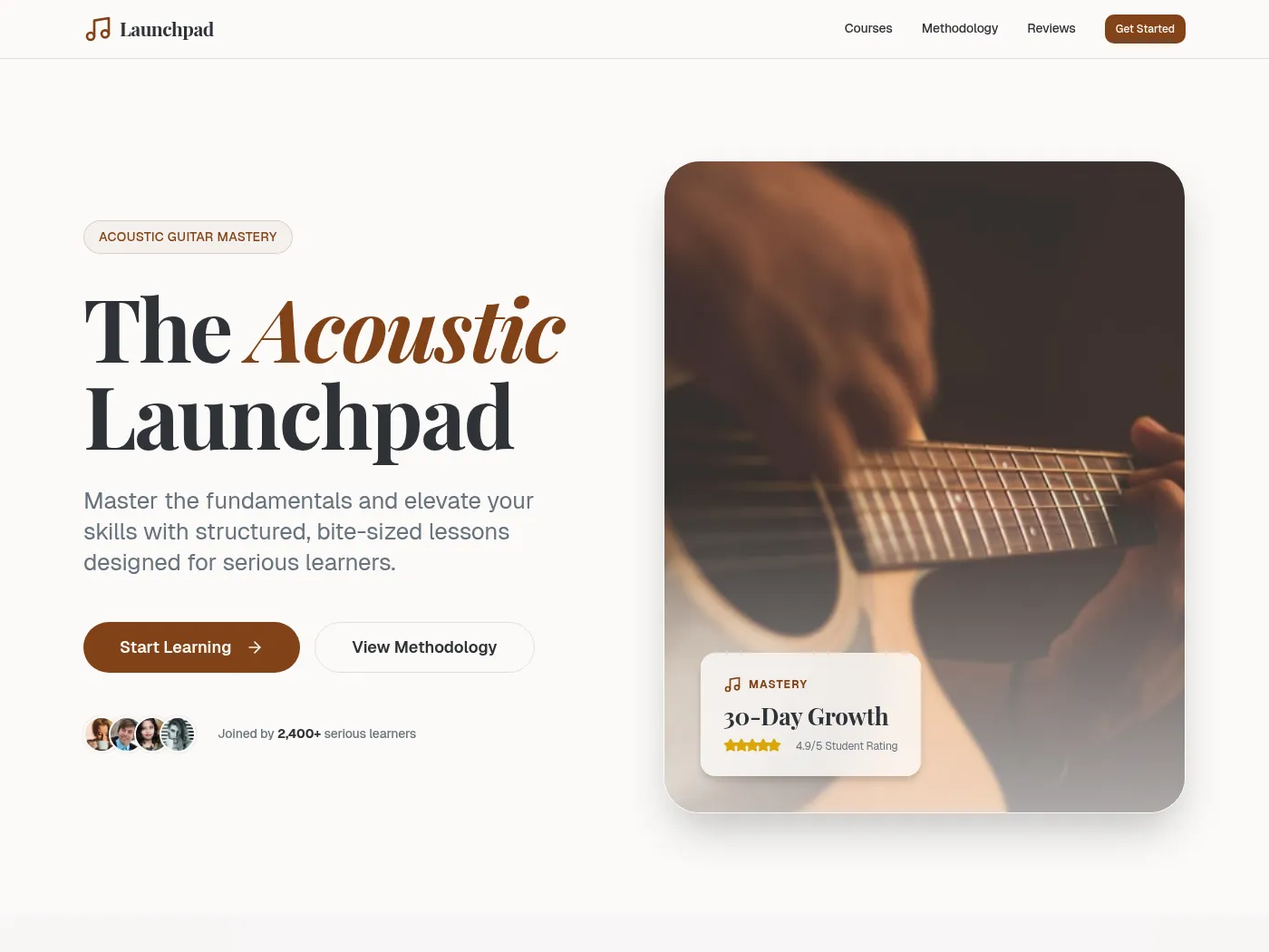 Acoustic Guitar Launchpad