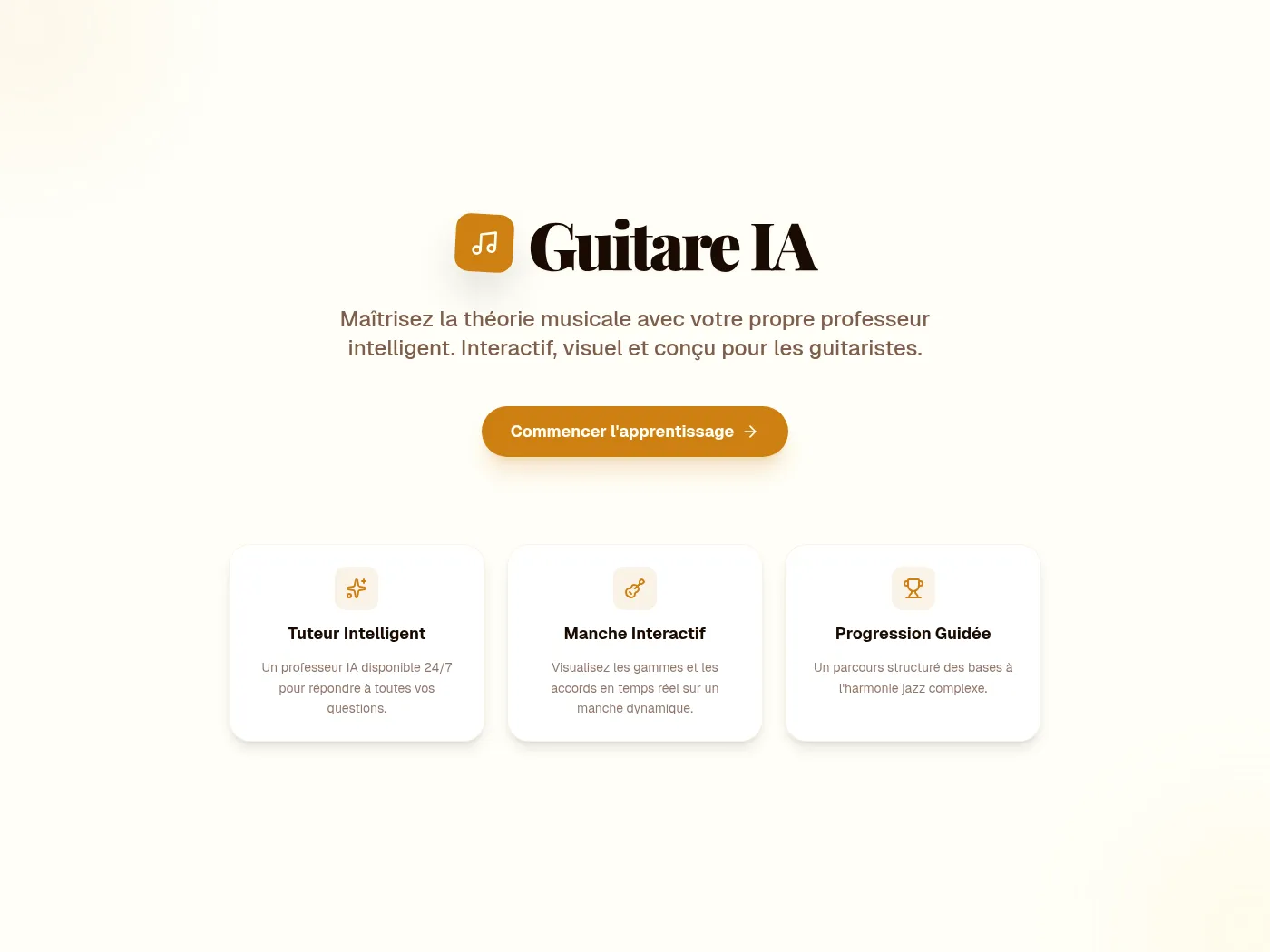 Guitar Theory AI Tutor