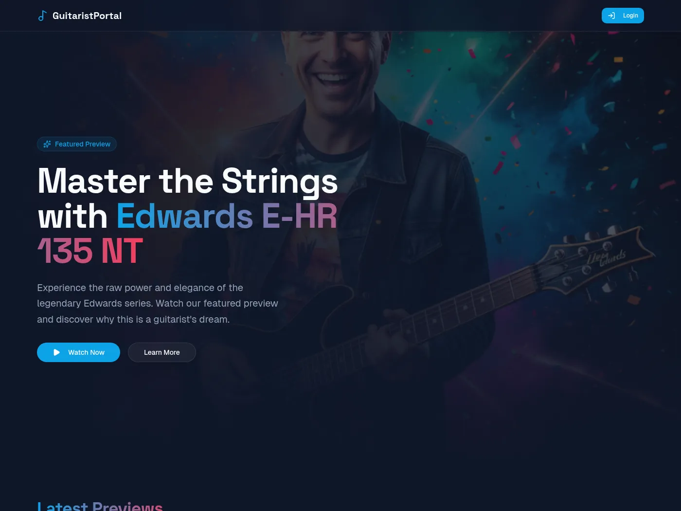 Guitarist Preview Portal