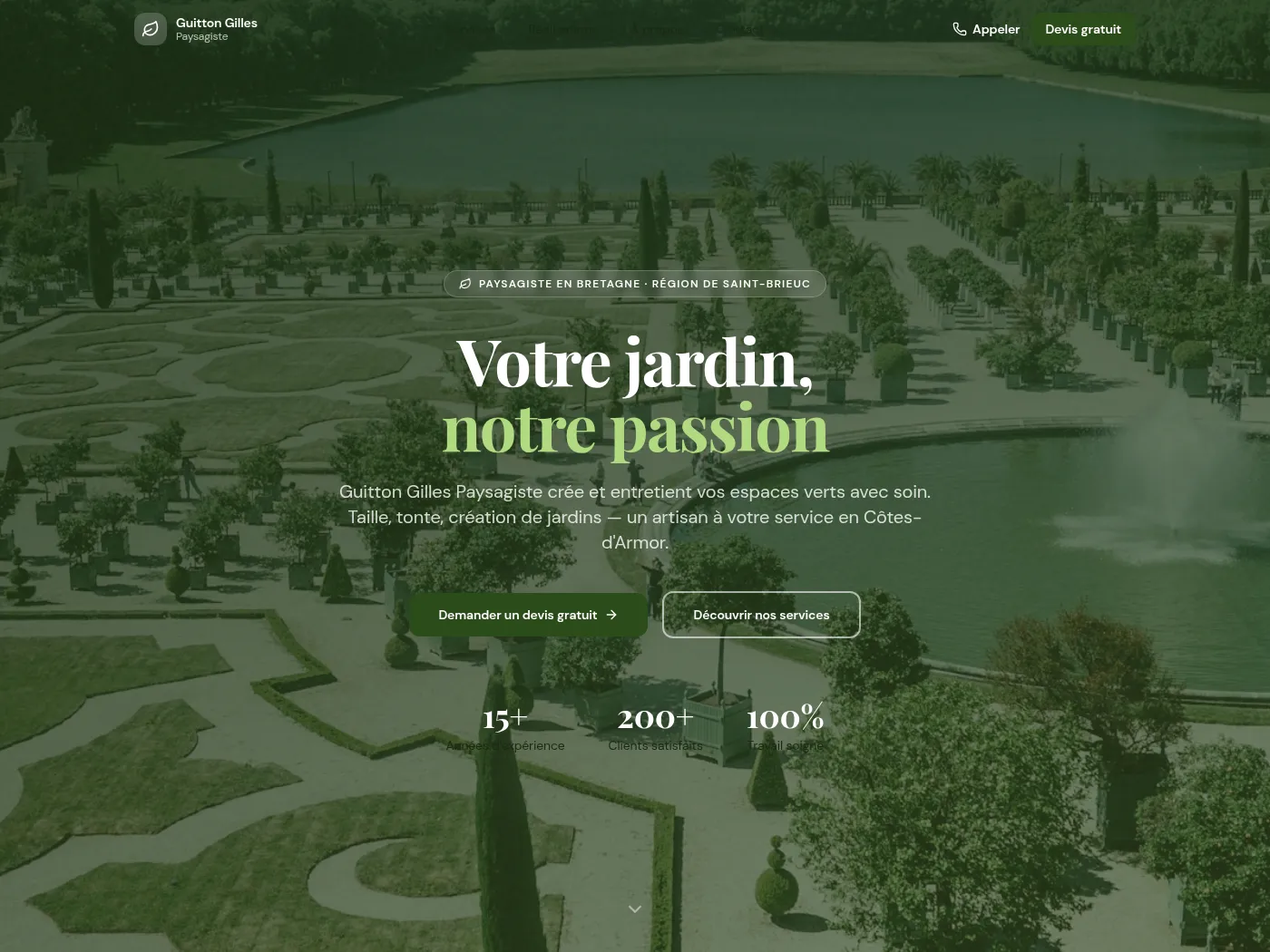 Guitton Paysagiste Site