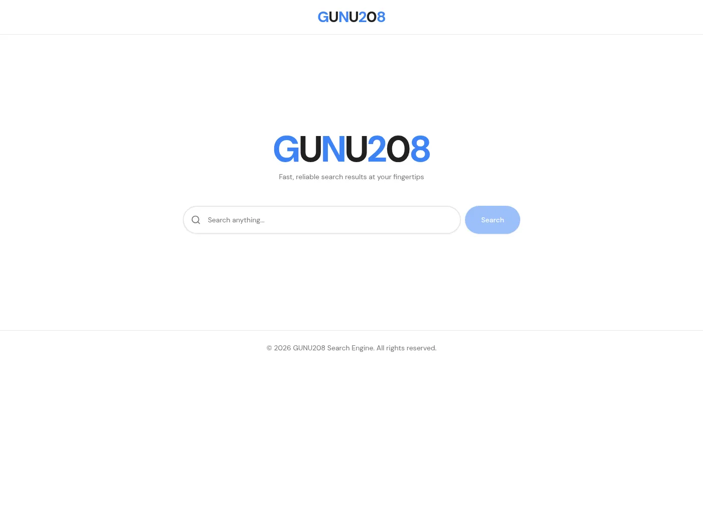 GUNU208 Search Engine