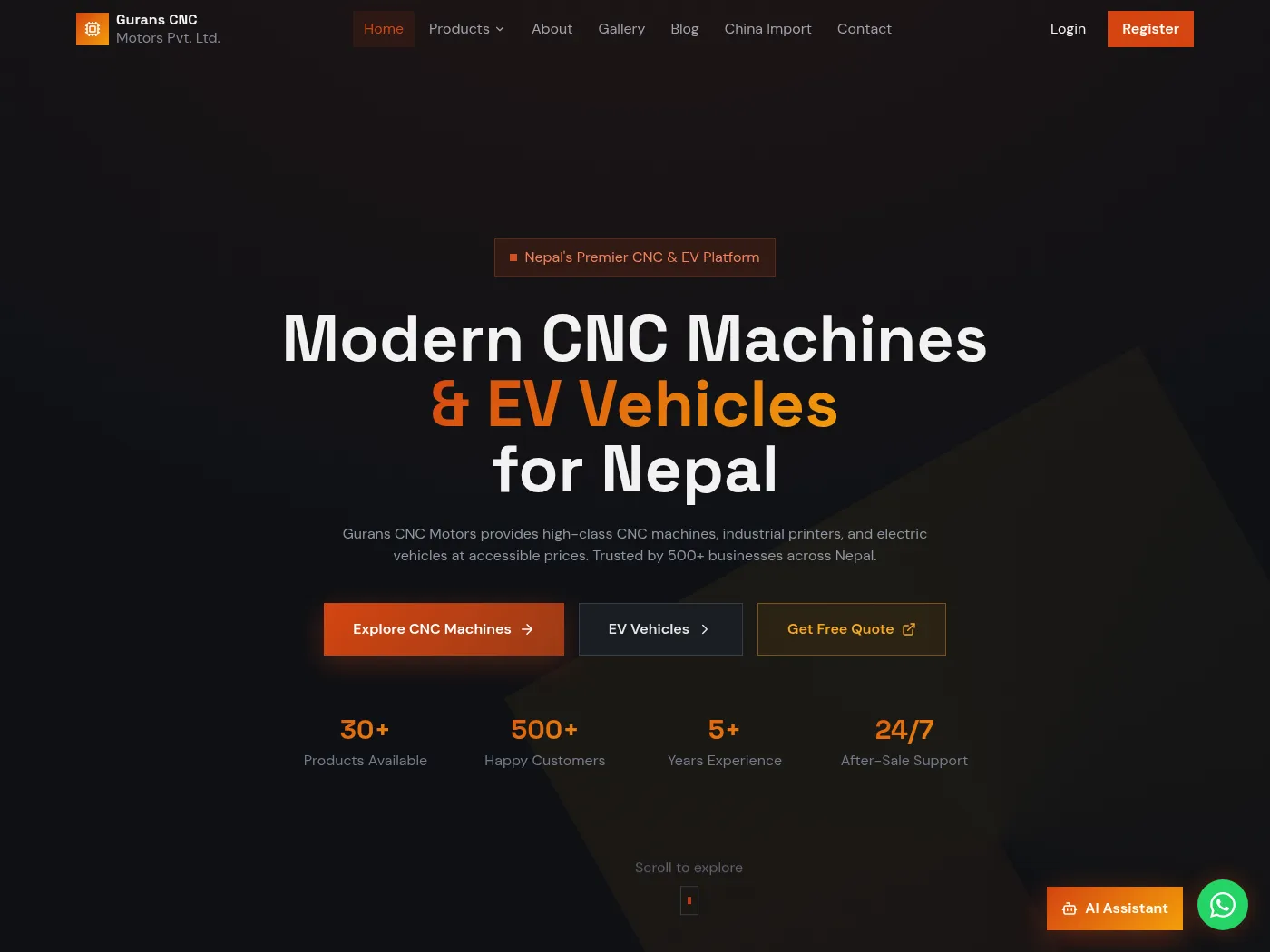 Gurans CNC SaaS Platform