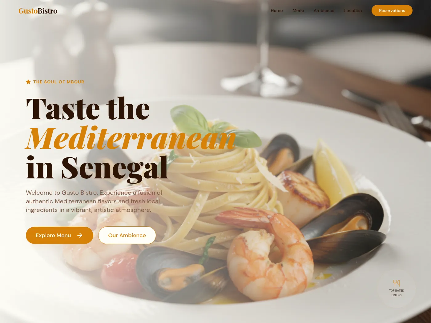 Gusto Bistro Showcase