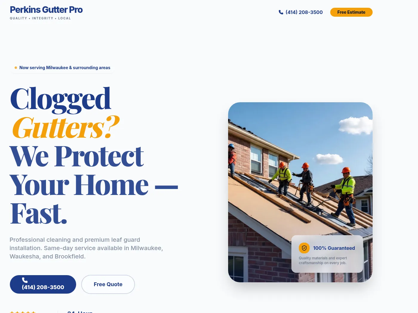 Perkins Gutter Pro Site