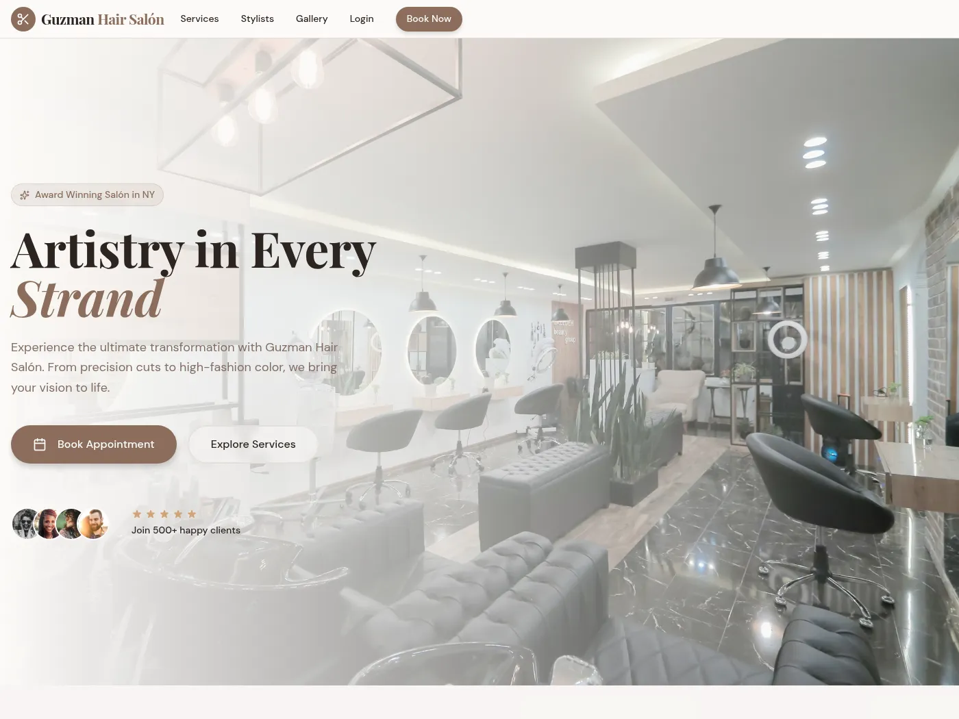Guzman Hair Salon Site