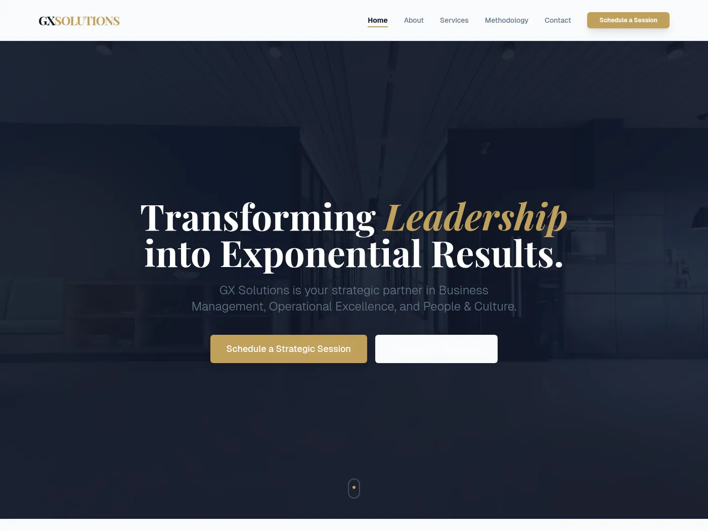GX Solutions Consulting Site