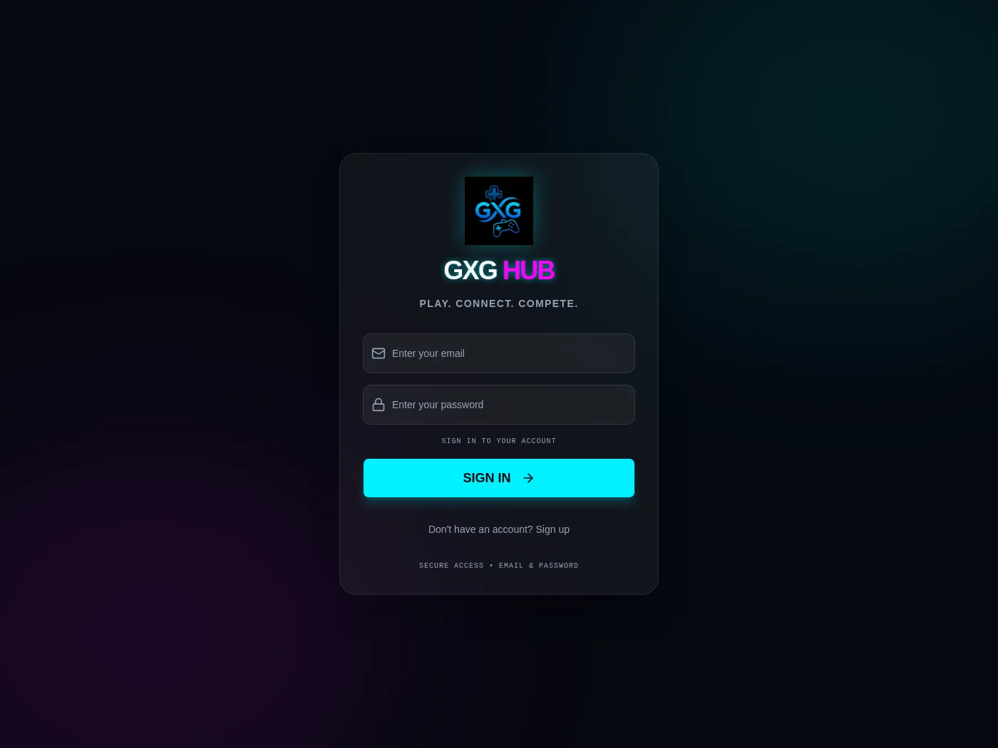 GXG Gamer Hub