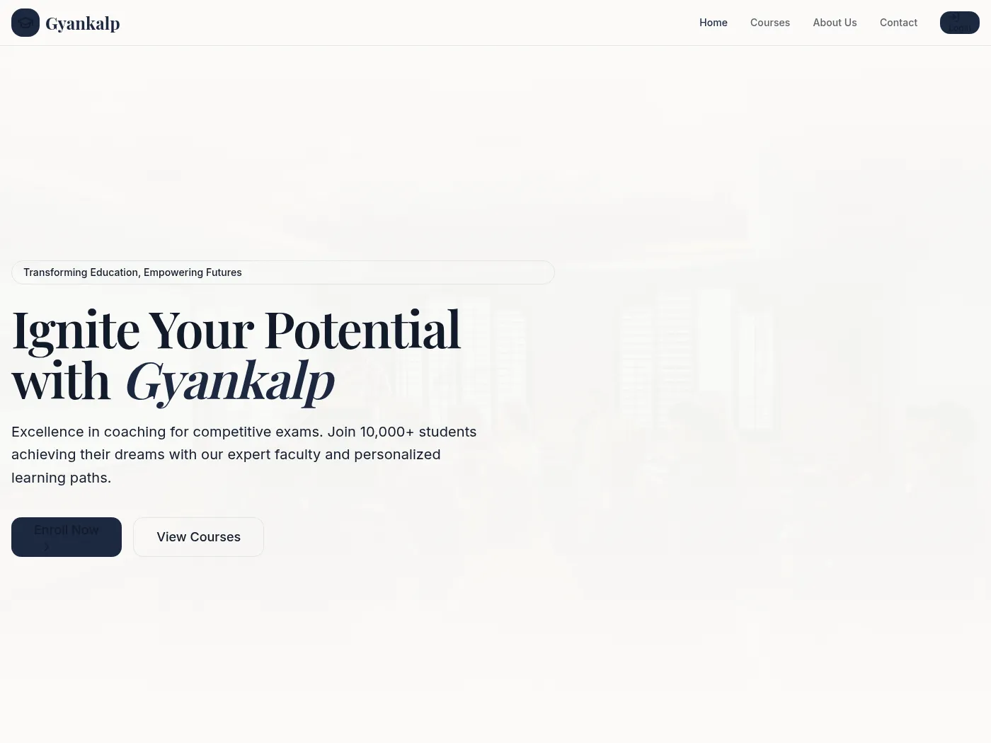 Gyankalp Coaching Portal