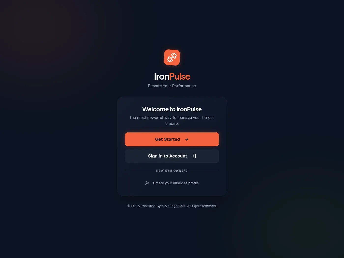 Gym Auth Onboarding