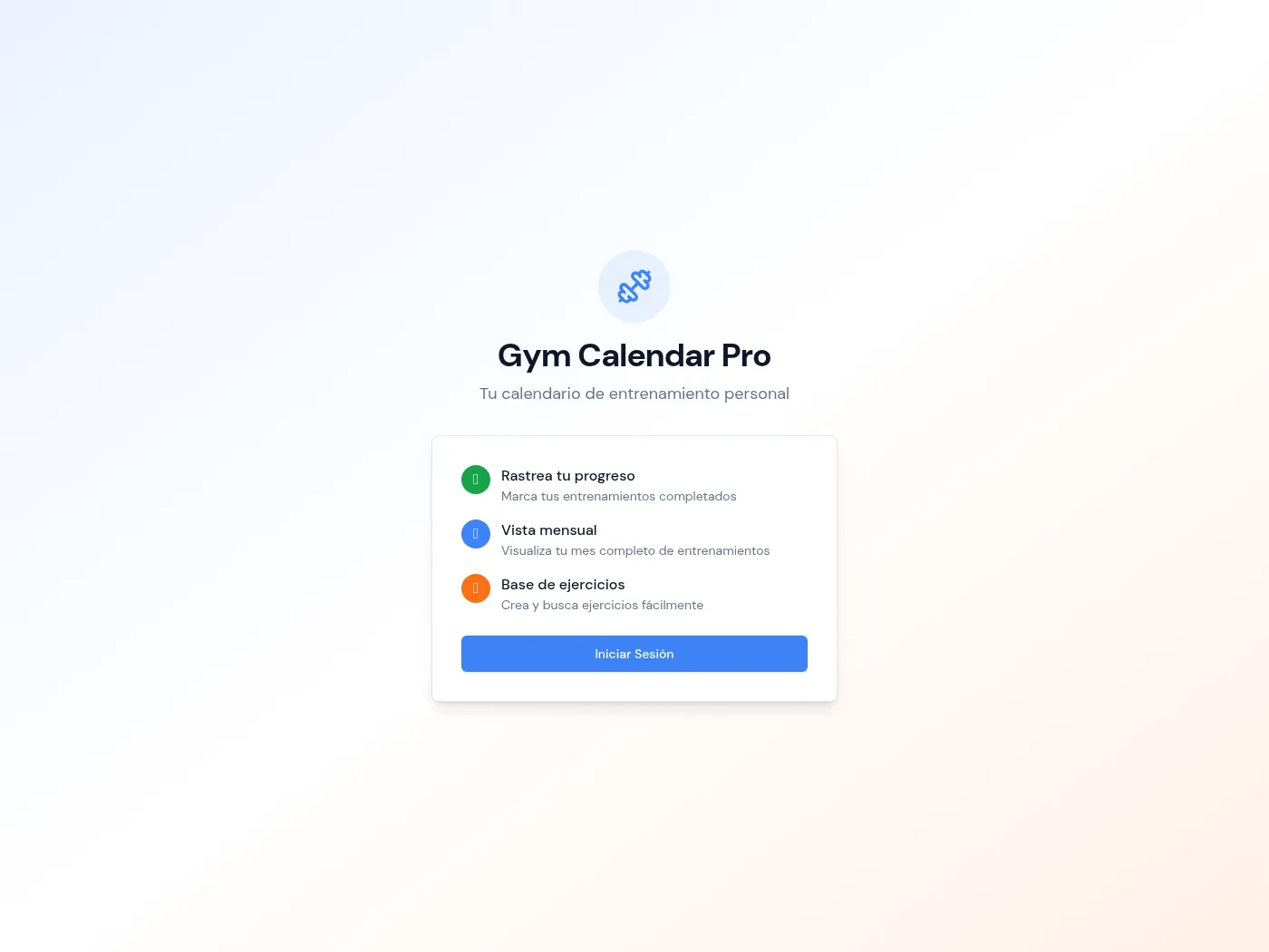 Gym Calendar Pro