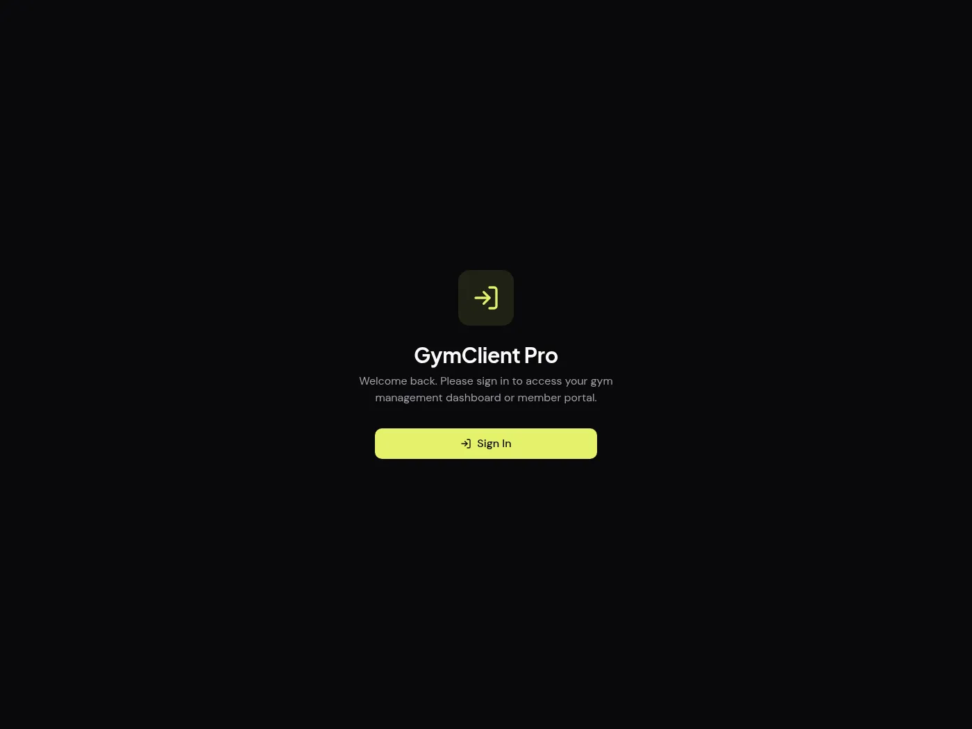 GymClient Pro