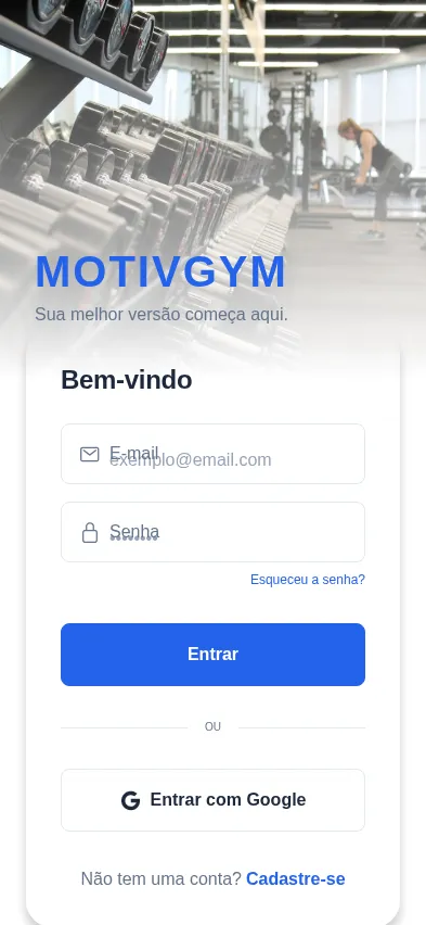 MotivGym Fit App
