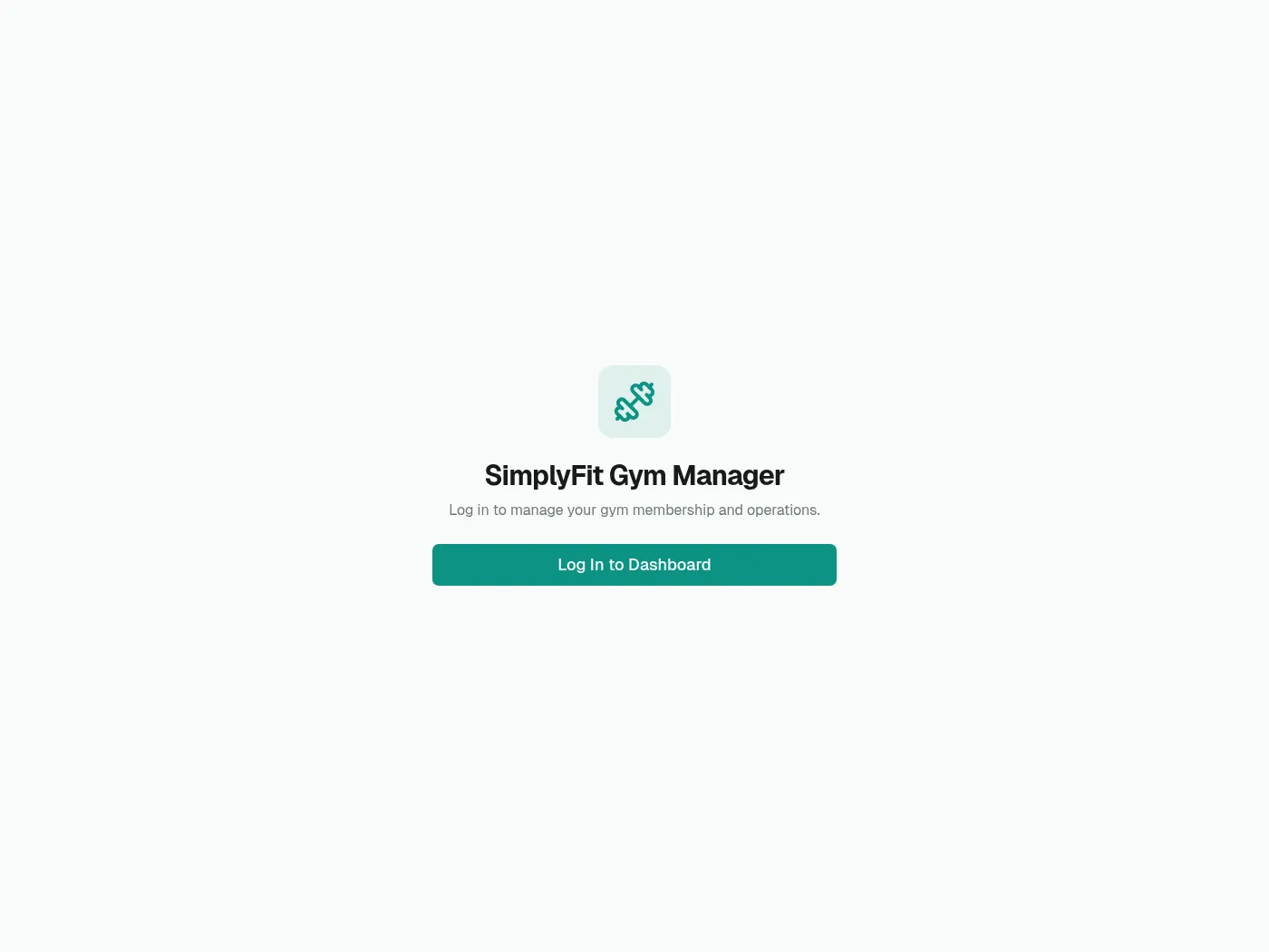 SimplyFit Gym Manager
