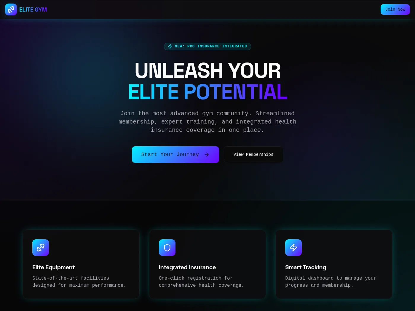Gym Member Portal