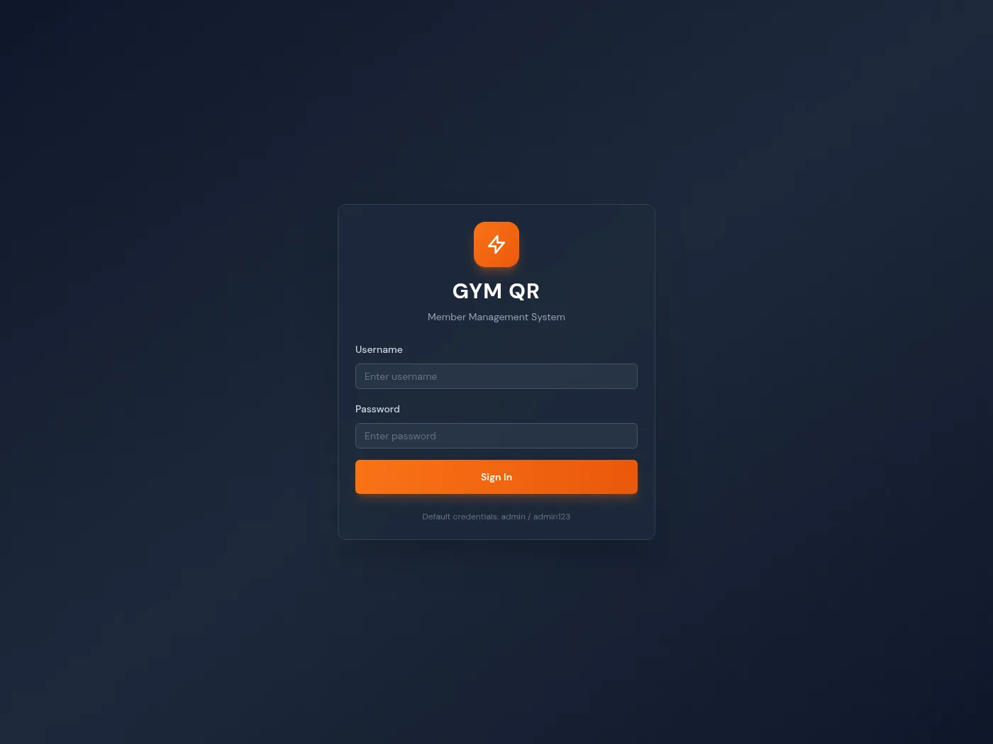 GymQR Manager